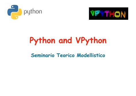 Pdf Python And Vpython Theoretical Chemistry Group Teorico Modellistico 36 Functions