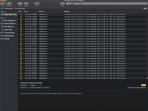 Nwpathclosefd Failed To Close Guarded Necp Fd 201 9 Bad File Descriptor Macos Emby