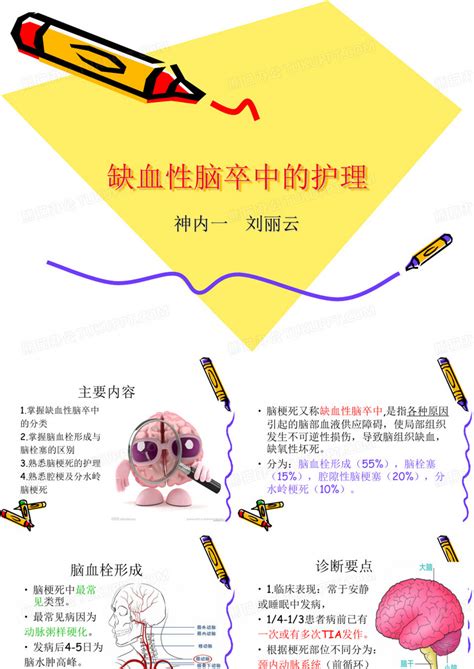 缺血性脑卒中的护理ppt模板下载编号ladxnvro熊猫办公