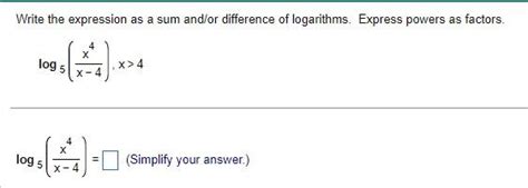 Solved Write The Expression As A Sum And Or Difference Of Chegg Com