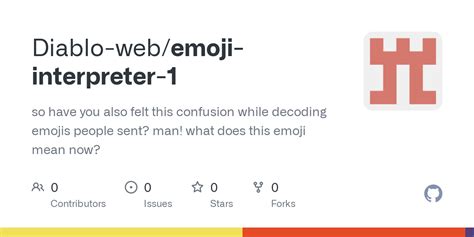 GitHub Diablo Web Emoji Interpreter So Have You Also Felt This