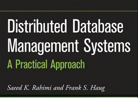 Distributed Database Management Systems