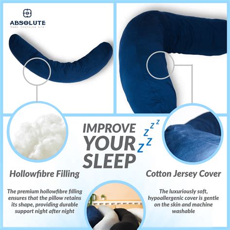 Absolute Body Pillow Enhanced Support Absolute Home Textiles Ltd