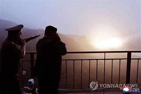 Lead N Koreas Kim Oversees Test Of High Thrust Solid Fuel Carbon