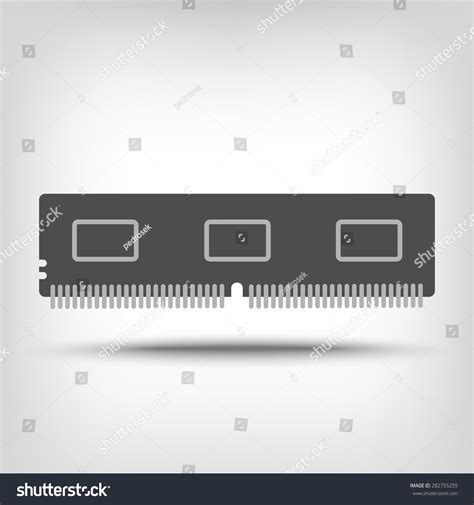 Random Access Memory Icon Concept Stock Vector Royalty Free Shutterstock