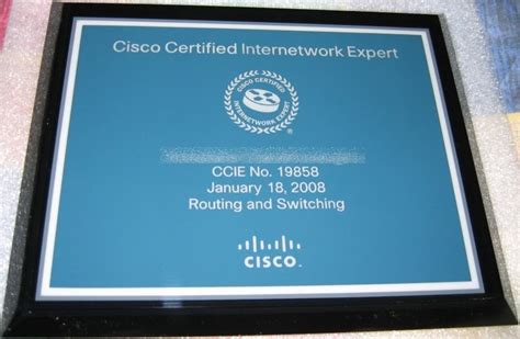 Ccie In 3 Months Is It Possible Ccie Plaque Too Cheap For A Ccie