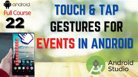 How To Add Gestures In Android Studio Basics Of Gestures In Android