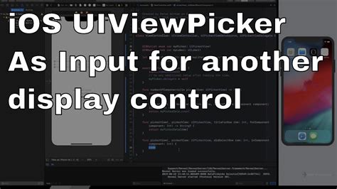Using An IOS UIPickerView To Set A Value In Another Control YouTube