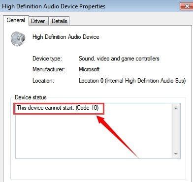 Fixed The High Definition Audio Device Not Working Error On Windows
