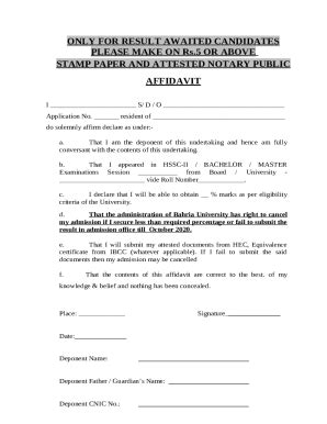 Affidavit By The Applicant Docx Doc Template PdfFiller