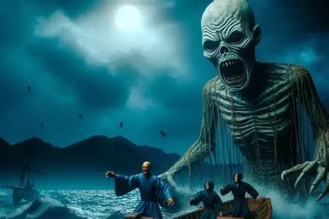 Umi Bozu Yokai Japonais De La Mer Conte Japonais