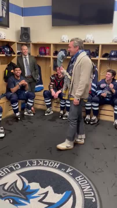 Keep Alberta Rolling On Linkedin Jon Hamm Gives Hat Of The Game To Kayden Smith