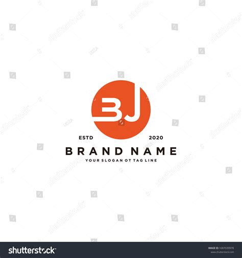 Letter Bj Logo Design Vector Template Royalty Free Stock Vector 1687039978