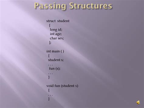 passing structures lesson xx ppt download