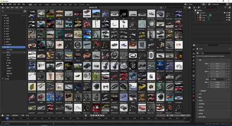 6600 神级精品模型 Blenderkit插件上薅下来的 Blender布的