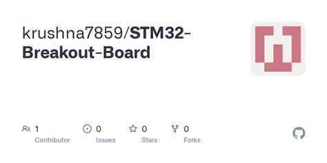 Github Krushna7859stm32 Breakout Board