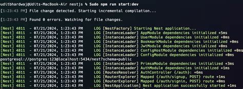udit bhardwaj on linkedin nestjs prisma api docker postman backenddevelopment