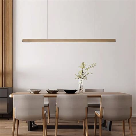 Linear Wooden Pendant Light Vakkerlight