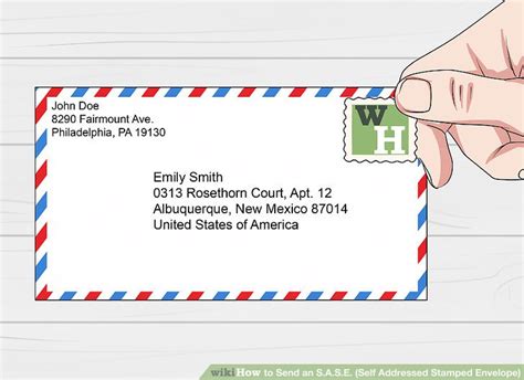 How To Send An Sase Self Addressed Stamped Envelope