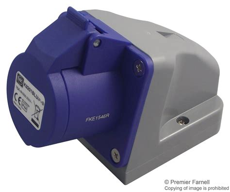 Buy Mk Commando Angled Socket Outlet Blue 250v 16a Ip44 In India From Tanotis Online Store