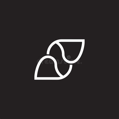 Abstract Letter S Linked Curves Linear Simple Logo Vector Stock Vector Illustration Of