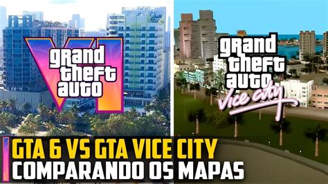 Gta 6 X Gta Vice City Comparativo Incrível Youtube
