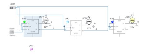 Asynchronous Counter Multisim Live