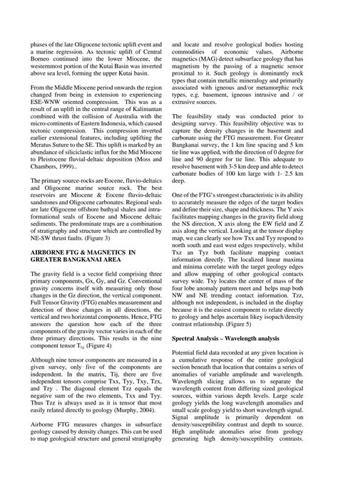 Solution Greater Bangkanai Prospectivity The Application Of Full Tensor Gravity And Magnetic