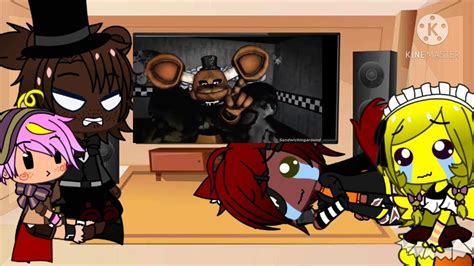 Fnaf 1 Reacts To Fnaf Vr Help Wanted Showtime But Its Curse Gacha