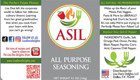 Asil All Purpose Seasoning Lisa Dees Delights
