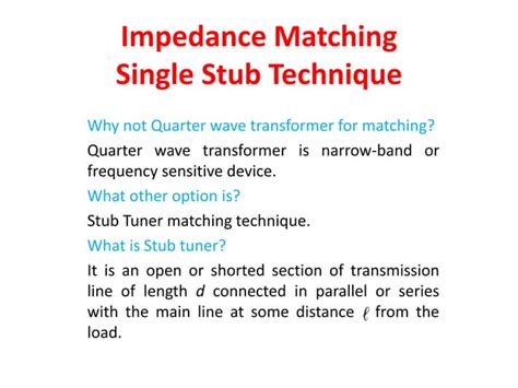 Lect 9a Impedance Matching In Waveguide Pptx