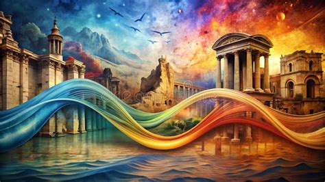 Visualizing The Passage Of Time Through Abstract Forms Ai Generated