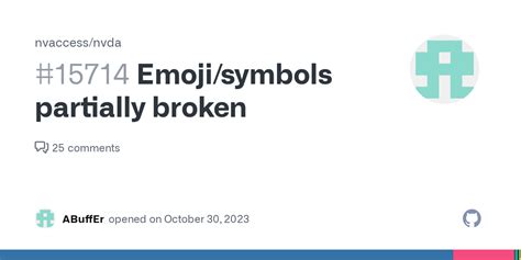 Emoji Symbols Partially Broken Issue 15714 Nvaccess Nvda GitHub