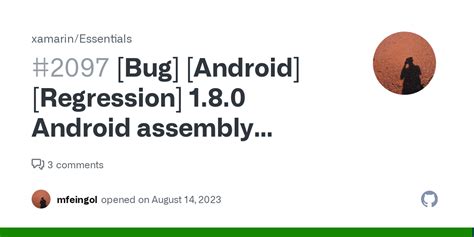 Bug Android Regression 180 Android Assembly Doesnt Appear To Contain Xamarinessentials