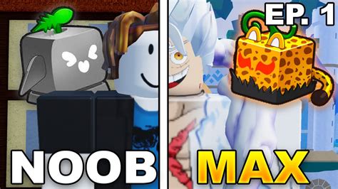 Noob To Level 2550 But I Cant Spend Robux Ep 1 Blox Fruits Roblox
