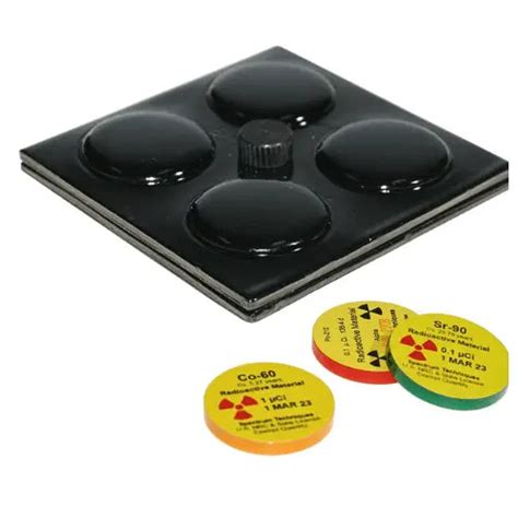 Radioactive Source Lead Storage 3mm 4 Places Science Equip