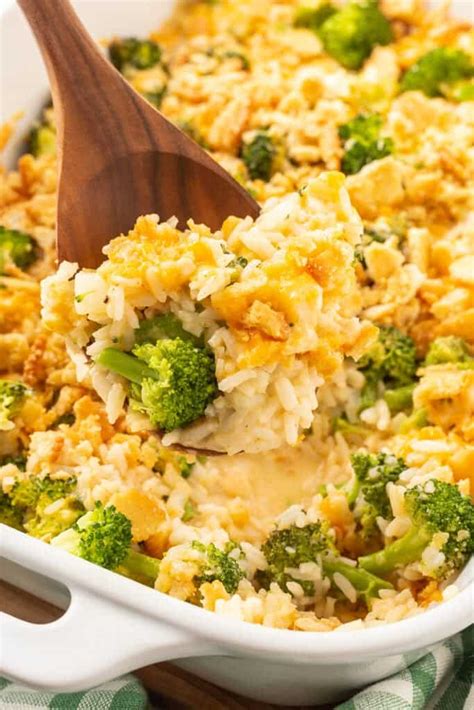 Broccoli Rice And Cheese Casserole Shes Not Cookin