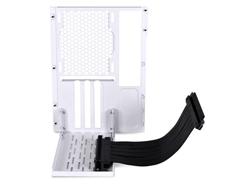 Lian Li White Pcie Gen 3 0 Vertical Gpu Mount Riser Kit For O11 Dynamic