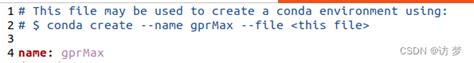 Linux系统中gprmax软件的学习笔记——gprmax软件的下载与安装gprmax软件软件下载 Csdn博客