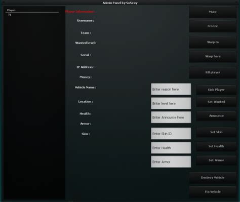 Sexyadminpanel Multi Theft Auto Community