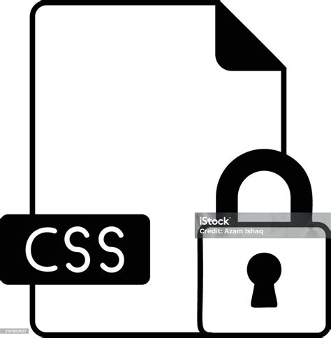 Source Code Locked Concept Protected Objects Vector Icon Design