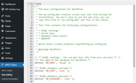 Edit Wp Config Php In WordPress File Editing Explained