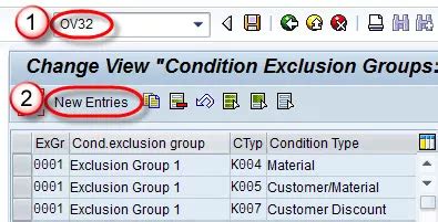 Tcode OV31 kullanan SAP de Koşul Hariç Tutma Grubu SAP QM Eğitimi 2025