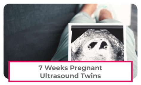 7 Weeks Pregnant With Twins Symptoms Belly And Ultrasound Pictures About Twins
