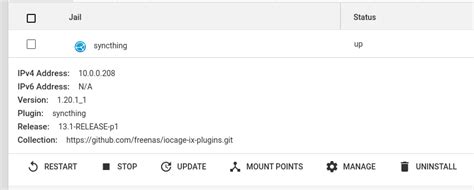 Outdated Syncthing Issue 325 Freenas Iocage Ix Plugins GitHub