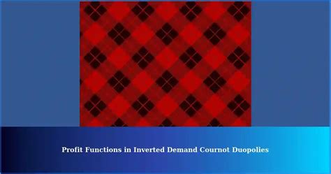 characterization of profit functions in symmetric cournot duopolies