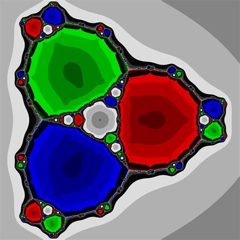 The Traditional Newton Fractal With Three Poles Added R FractalPorn
