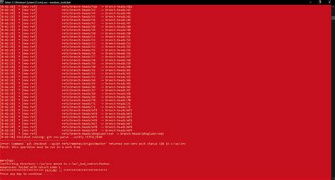 Error Fatal This Operation Must Be Run In A Work Tree Issue Iimachines Webrtc Build