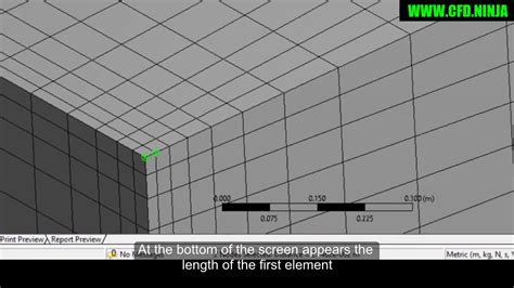 Ansys Meshing Bias Factor Intermediate Tutorial 4 Part 1 Youtube