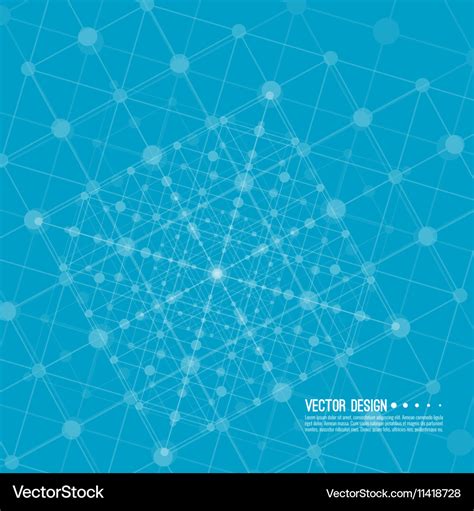 Particle Network Background Royalty Free Vector Image